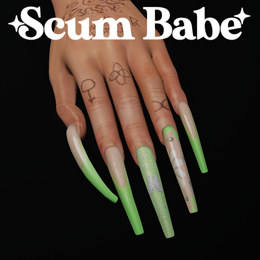 Second Life Marketplace - .:[SB]:. Groovy Green Nails
